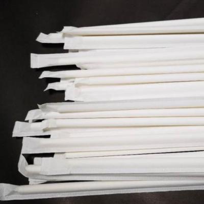 Everyday Season Biodegradable Paper Straws Single Wrapped with Custom Logo