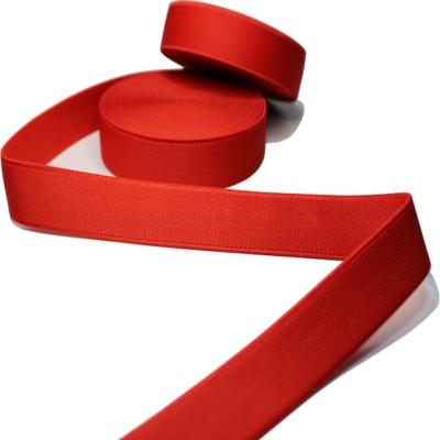 중국 보디빌딩 라텍스 저항 밴드 폴리에스터 탄력 띠 2.5cm 빨간색 판매용