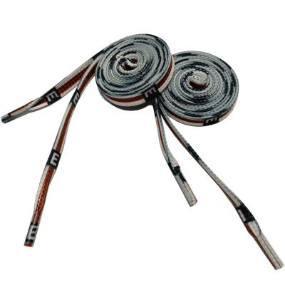 中国 カラーフル オーダーメイド 靴紐 9mm スニーカー 靴紐 フラットロープ 紐 販売のため