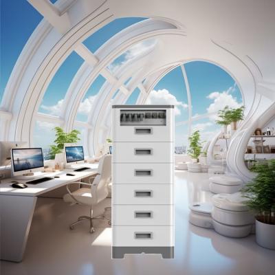 Cina Batteria di stoccaggio dell'energia agli ioni di litio 2 modulo impilabile 10.24kwh 48V in vendita