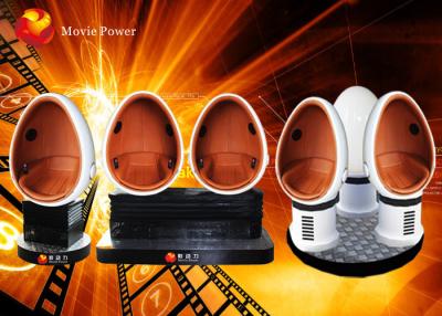 Cina 3 sedili interattivi 360 CC 220V 4.5KW del simulatore del cinema dell'uovo 9D VR di grado in vendita