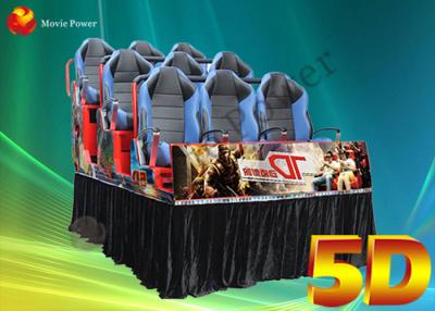 China Movimiento profesional/cine hidráulico dinámico 220V 2.25KW de los asientos 5D en venta