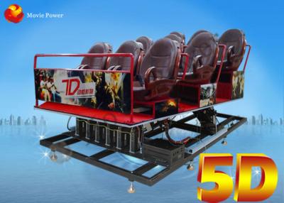 China Camión móvil trasero 2.25KW 220V del cine del teatro del movimiento del empuje/de la inyección 5D del aire en venta