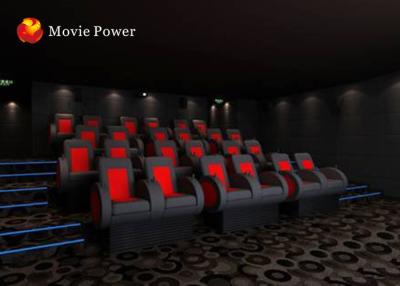 Cina Sistema straordinario del cinema del suono 4D con le sedie nere di vibrazione in vendita