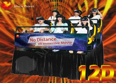 Cina Cinema interattivo creativo 12D del simulatore di moto con l'obiettivo d'inseguimento capo in vendita