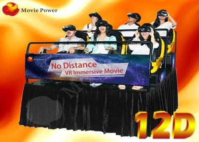 Cina Cellulare HD 1080P 12D Sinema, sistema di Kamyon del teatro di Digital di vetro di VR in vendita