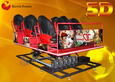 Cina 5D cinema elettrico popolare 5D che determina i sedili del simulatore 2-100 in vendita