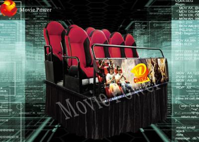 Cina Vetroresina elettrica di rosso di giallo del cinema dell'attrezzatura 5D del cinema in vendita