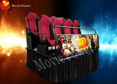 Cina SGS della piattaforma di moto di DOF del cinema 6 del simulatore del circuito idraulico 7D in vendita