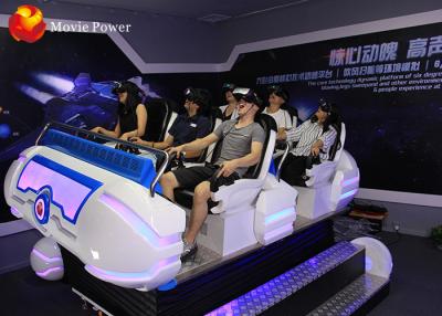 中国 ヘッドホーンの青/白い色の多座席9Dシミュレーターの仮想世界のシミュレーター 販売のため