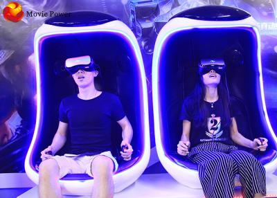 Cina Spettacolo dell'interno delle montagne russe dei doppi sedili VR del simulatore dell'uovo di magia 9D VR in vendita