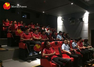 Cina 100 cuoio genuino del teatro di moto dei sedili 4D + materiale di Fberglass in vendita