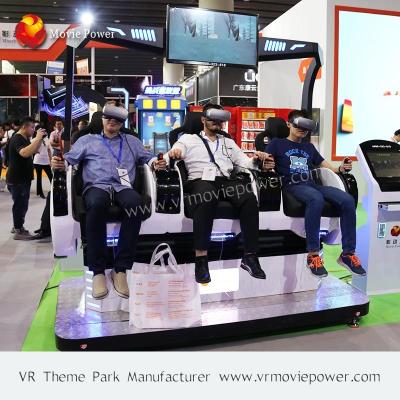 Cina Simulatore del cinema di Experinece Vr di realtà di Vertual di 3 sedili con il sistema di controllo elettrico in vendita