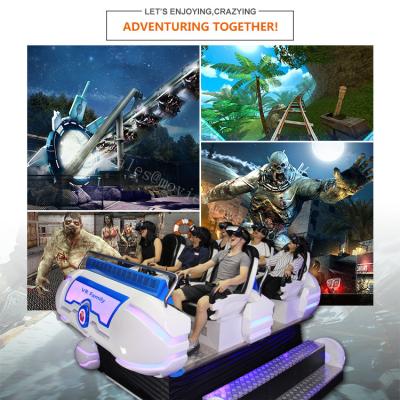 Cina 6 crogiolo di alluminio di simulatore di realtà virtuale dei sedili 9D per il parco di divertimenti in vendita