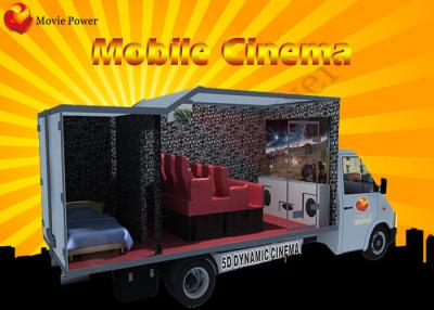中国 複数競技者用6つ/9つ/12座席7Dの映画館/テーマ パークのトラックの移動式5D映画館 販売のため