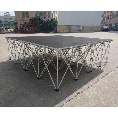 Cina Fase piegante 4ftx4ft del compensato del bordo del cellulare di alluminio impermeabile della colonna montante 18mm per nozze in vendita