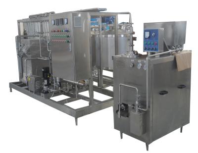 Κίνα Συμπίεση σχεδιασμού 8000KG Βιομηχανική Μίνι κλίμακα 200L / H αρωματισμένο παγωτό επεξεργασία γραμμή προς πώληση