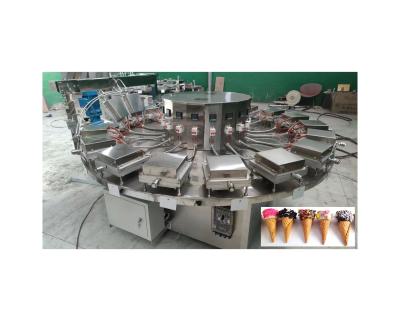 중국 와플 비스킷 젤라토용 첨단 롤드 설탕 코너 제조 기계 280kg 용량 판매용