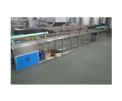 중국 7.5 kW 전력 및 벨트 속도 4-20m/min의 PET 플라스틱 병 뒤집어진 살균기 판매용