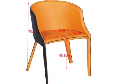 中国 動揺の45.5cm 75cmののどの革食堂の椅子無し 販売のため