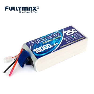 Cina 6s 16000mah Batteria Lipo 25C 22.2V Batteria Drone Commerciale in vendita