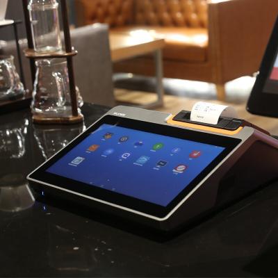 China Mini pantalla táctil de la caja registradora del restaurante de la lotería con el dispositivo del pago de 4G LTE en venta