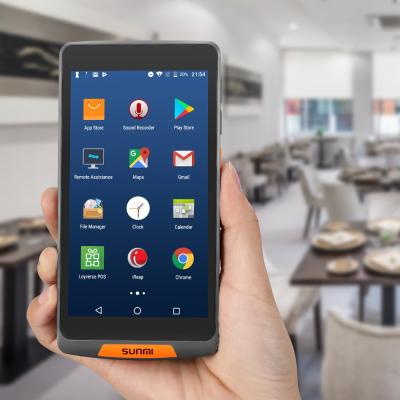 China Smartphone-Positionshandgeräte Android basierten Handbarcode-Scanner zu verkaufen
