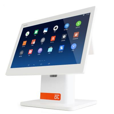China Registrierkasse-Doppelt-Touch Screen aller Supermarkt Toggery Android in einem Positions-System zu verkaufen