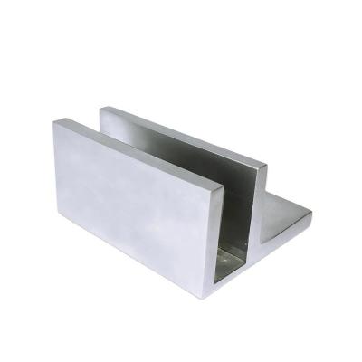 Κίνα OEM CNC Hardware Parts F-Shaped Glass Panel Clamp με υλικό από ανοξείδωτο χάλυβα προς πώληση