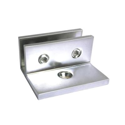Κίνα OEM CNC Hardware Parts F-Shaped Glass Panel Clamp με υλικό από ανοξείδωτο χάλυβα προς πώληση