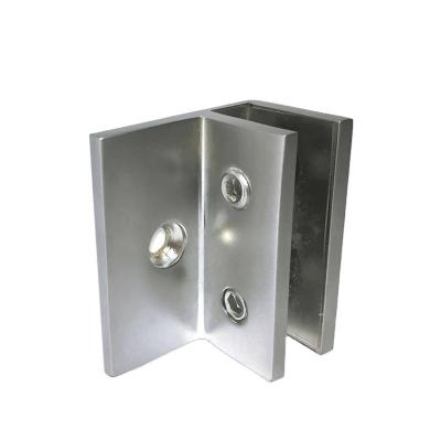 Κίνα OEM CNC Hardware Parts F-Shaped Glass Panel Clamp με υλικό από ανοξείδωτο χάλυβα προς πώληση