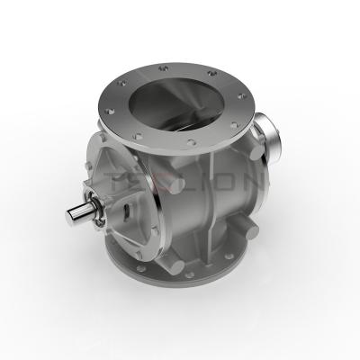 China Gravity Flow Mini Sanitary Rotary Valve Airlocks For Constant Discharge for sale