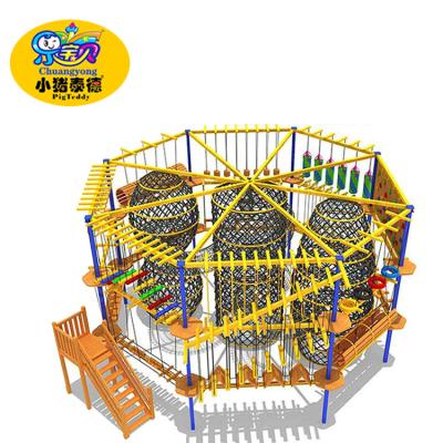 Cina Attrezzatura del centro del gioco dei bambini, insieme dell'interno del campo da giuoco di avventura dei bambini in vendita