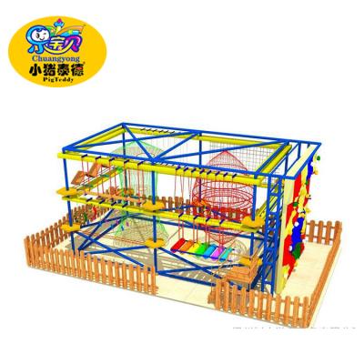 Cina Corso dell'interno di sfida delle corde di vendita di avventura dell'interno calda dei bambini da vendere in vendita