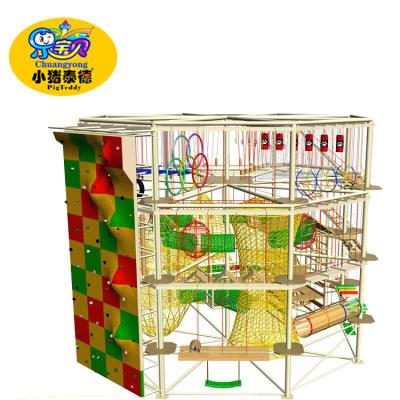 Cina le alte corde avventurano l'attrezzatura aerea del gioco da bambini di corso delle corde di corso in vendita