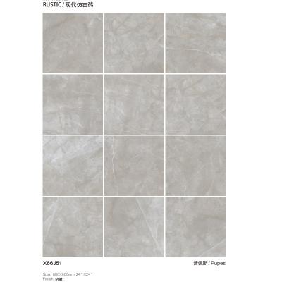 China Absorción de agua 0,5% Tejas de porcelana para interiores Resistentes a manchas y arañazos para aplicaciones versátiles en venta