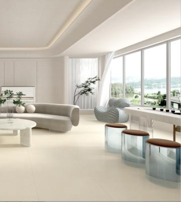 China Unique Textured Microcement Marmorino Large Ceramic Tile Flooring Beige Color for sale