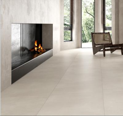 China Unique Textured Microcement Marmorino Large Ceramic Tile Flooring Beige Color for sale