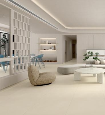China Unique Textured Microcement Marmorino Large Ceramic Tile Flooring Beige Color for sale