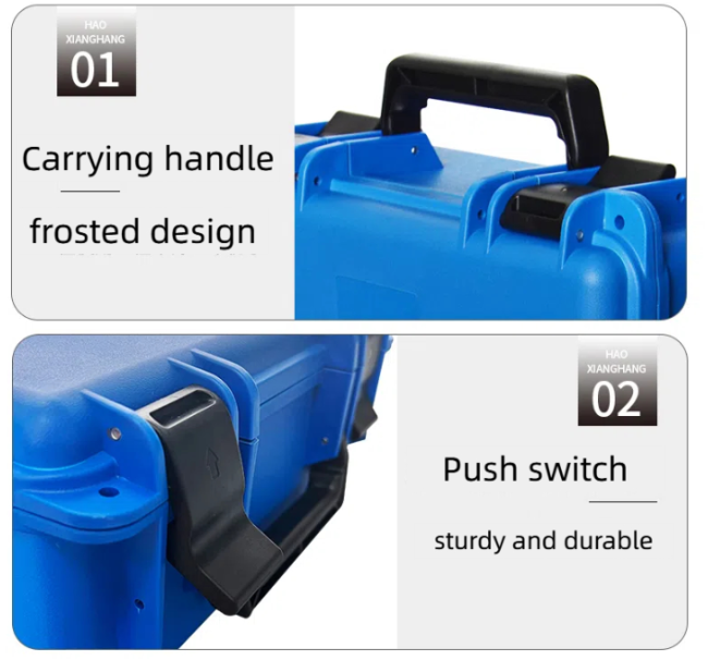 EA 2626 Protective Case side view showing frosted handle