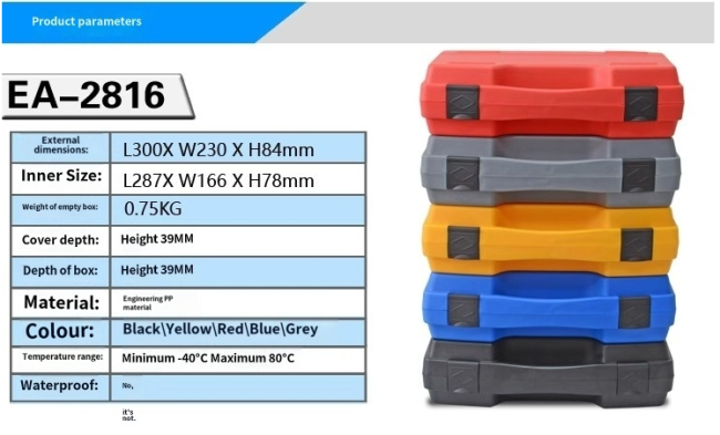 PP Foam Tool Storage Case exterior showing durable construction
