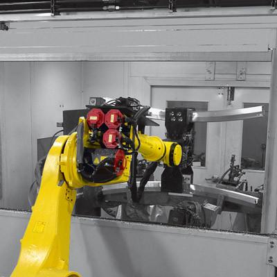 China Palletizer Fanuc R-2000iC/125L Industrial Robot Manipulator For Palletizing  With Vacuum Suction Cup Gripper for sale