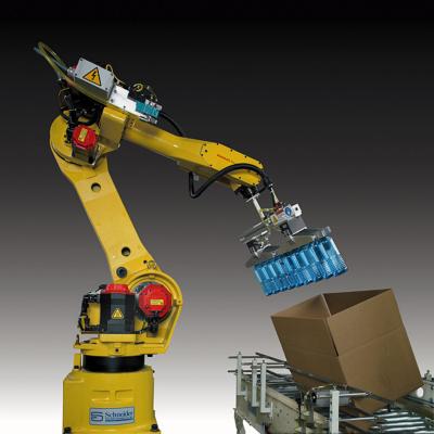 China Palletizer Fanuc R-2000iC/125L Industrial Robot Manipulator For Palletizing  With Vacuum Suction Cup Gripper for sale