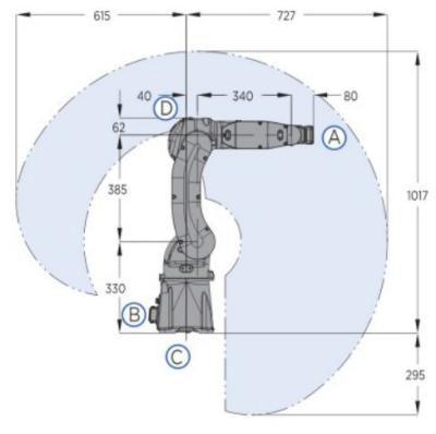 China Novo robô de solda Yaskawa AR700 Manipulador com tocha de soldagem para automação industrial à venda