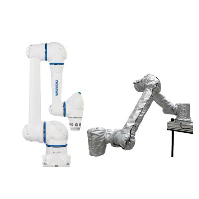 중국 6 축 유료물 10kg reach1379mm YASKAWA HC10DTP MIG MAG 웰더와 함께 웰딩 로봇으로 협력 로봇 판매용