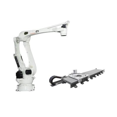 Chine 4 axes Charge utile 300 kg atteindre 3255 mm Kawasaki CP300L robot de palettisation avec rails de guidage et manipulateur à vendre