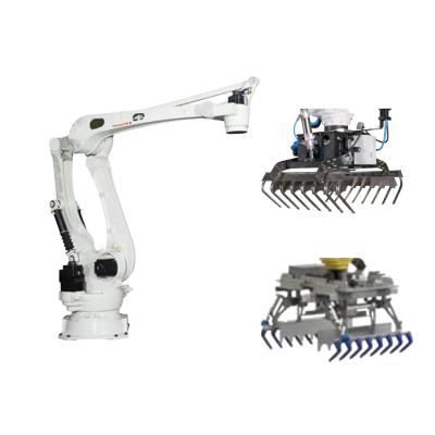Chine 4 axes Charge utile 300 kg atteindre 3255 mm Kawasaki CP300L robot de palettisation avec rails de guidage et manipulateur à vendre
