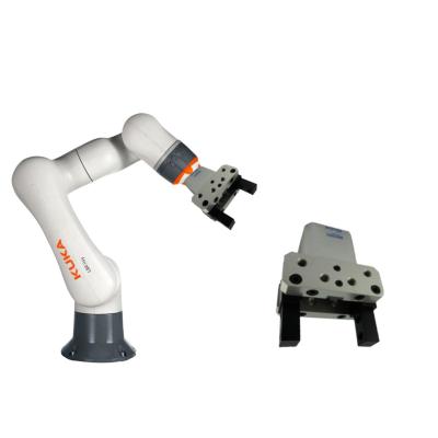중국 KUKA LBR iisy 3 R760 6kg 호용하물 코보트 로봇으로 KONEI 그립퍼를 사용하는 협동 로봇 판매용