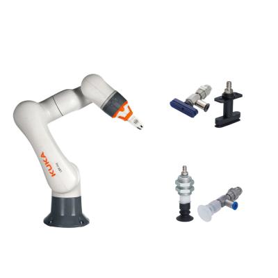 중국 KUKA LBR iisy 3 R760 6kg 호용하루 PISCO 진공흡수컵으로 작업하는 코봇 로봇 판매용