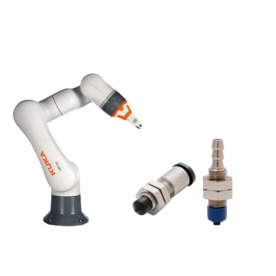 중국 KUKA LBR iisy 3 R760 6kg 호용하루 PISCO 진공흡수컵으로 작업하는 코봇 로봇 판매용
